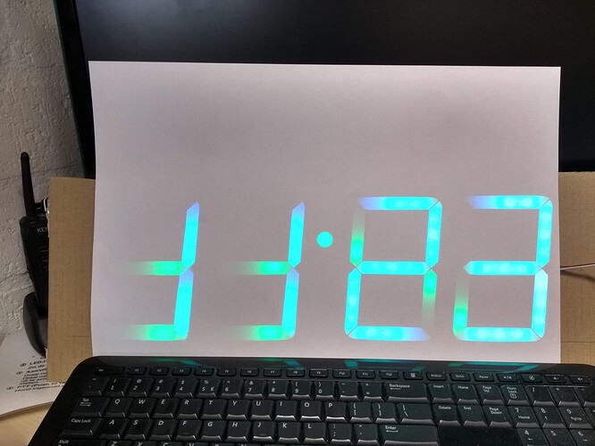 7 segment clock - ledstrip - wemos d1 mini - General Guidance - Arduino ...