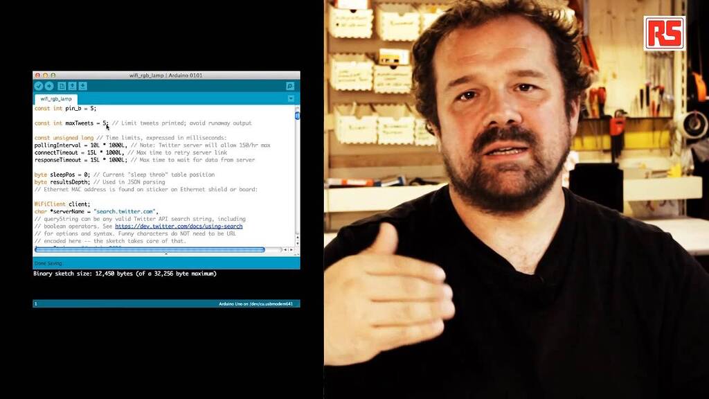 Twitter Controlled Mood Lamp Variable Error Programming Arduino Forum