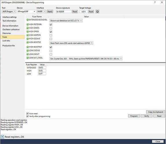 Problema signature Atmega328P (0xFFFFFF) - Hardware - Arduino Forum