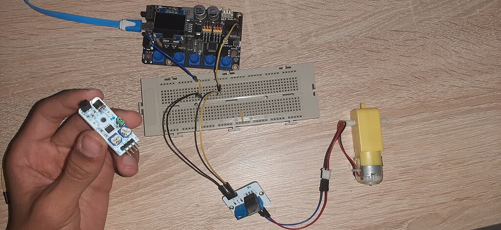 Issue connecting: IR Sensor + Mosfet IRF520 + DC Motor - General ...