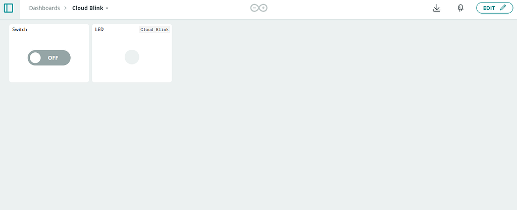 Dashboard not working in cloud blink project - Cloud IoT - Arduino Forum