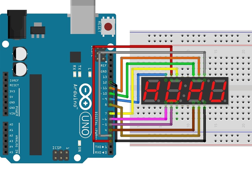 Potentiometer And 7 Segment Programming Questions Arduino Forum 