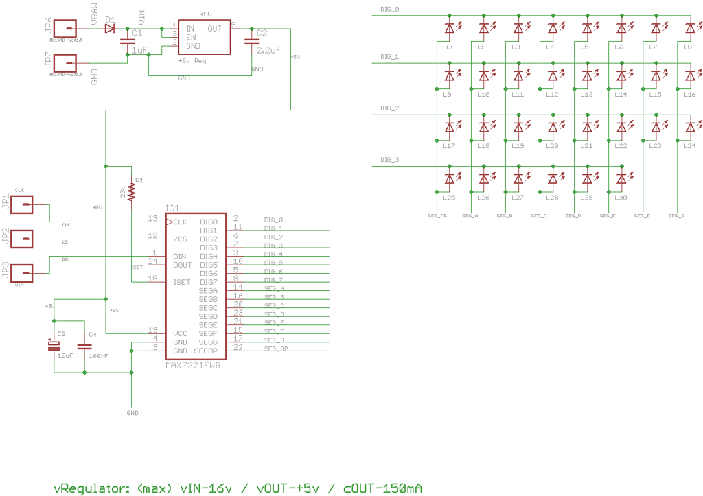 Schematic/Board design check (MAX7221 based board) - General Guidance - Arduino Forum