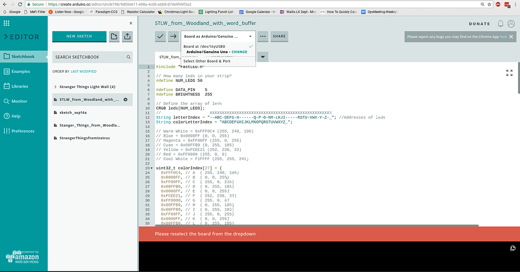 [Solved] Please Reselect the board from the dropdown - Cloud Chrome App - Arduino Forum