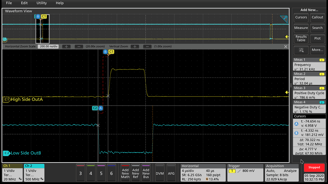 Generate PWM complementary signals with dead time - Motors, Mechanics ...