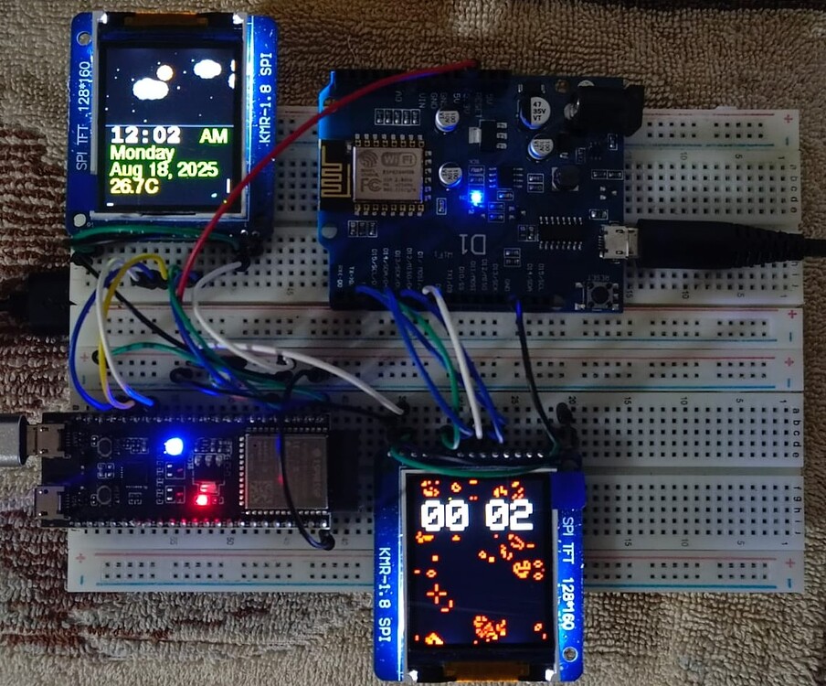 LOLIN/WeMos/NodeMCU D1 R1 Adafruit Lib Projects - Showcase - Arduino Forum