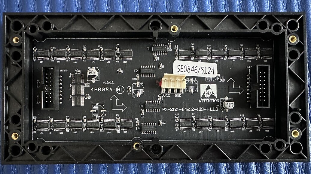LED Matrix Panel 64x32 is flickering / flashing (with NodeMCU) - LEDs ...