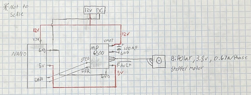 Nano with stepper motor and MP6500 driver - Robotics - Arduino Forum