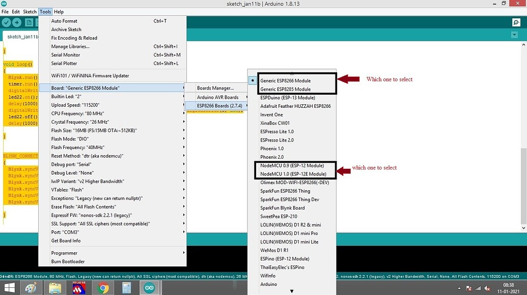 node mcu LED blink issue - Programming - Arduino Forum