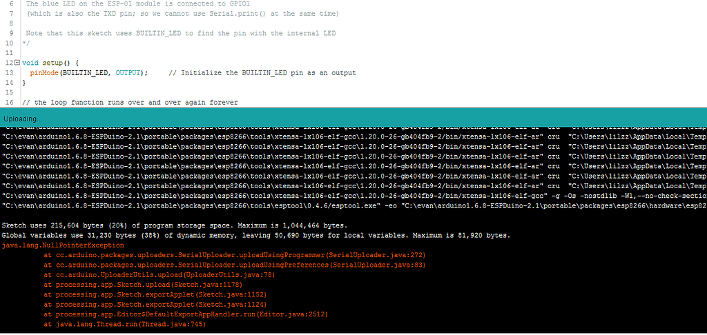 User Program Upload Error - IDE 1.x - Arduino Forum
