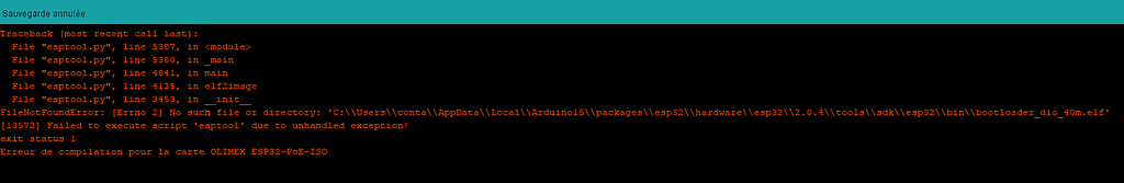 Problem compiling, no bootloader since .csv swap - Nano ESP32 - Arduino ... Problem compiling, no bootloader since .csv swap - Nano ESP32 - Arduino ...