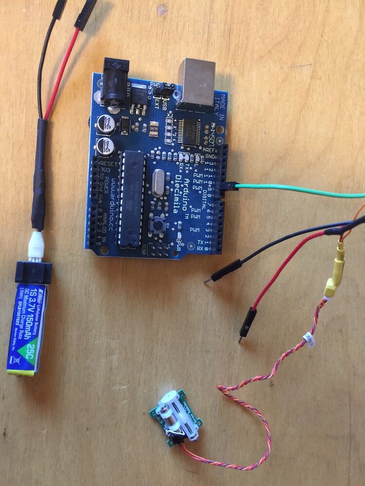 sweeping with a spektrum linear server - Motors, Mechanics, Power and ...