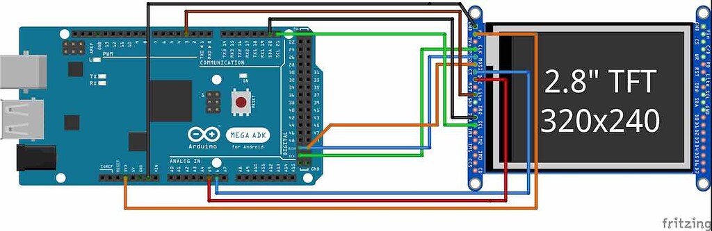 Freetonics Ethermega and ilI9341 (adafruit 2.8" display) - Programming ...