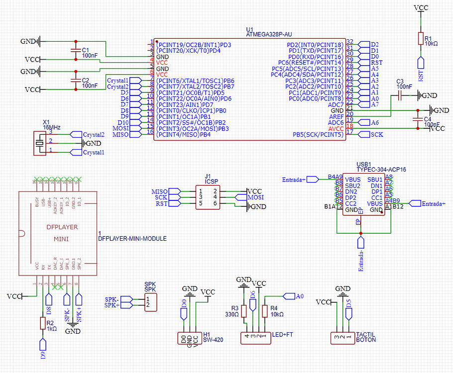 Consulta Esquema y PCB ATMEGA328P-AU - Hardware - Arduino Forum