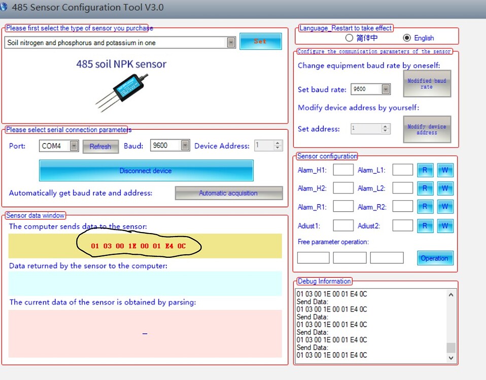 Modbus: NPK-Sensor does not respond at all - Networking, Protocols, and Devices - Arduino Forum