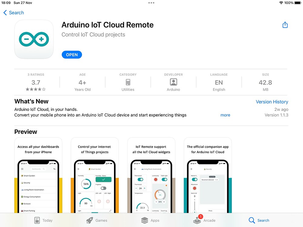 Any plans for iPad integration? - IoT Cloud - Arduino Forum