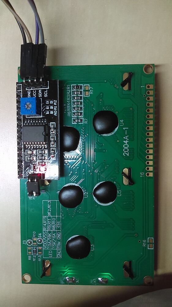 20x4 I2C LCD Display setup - Displays - Arduino Forum