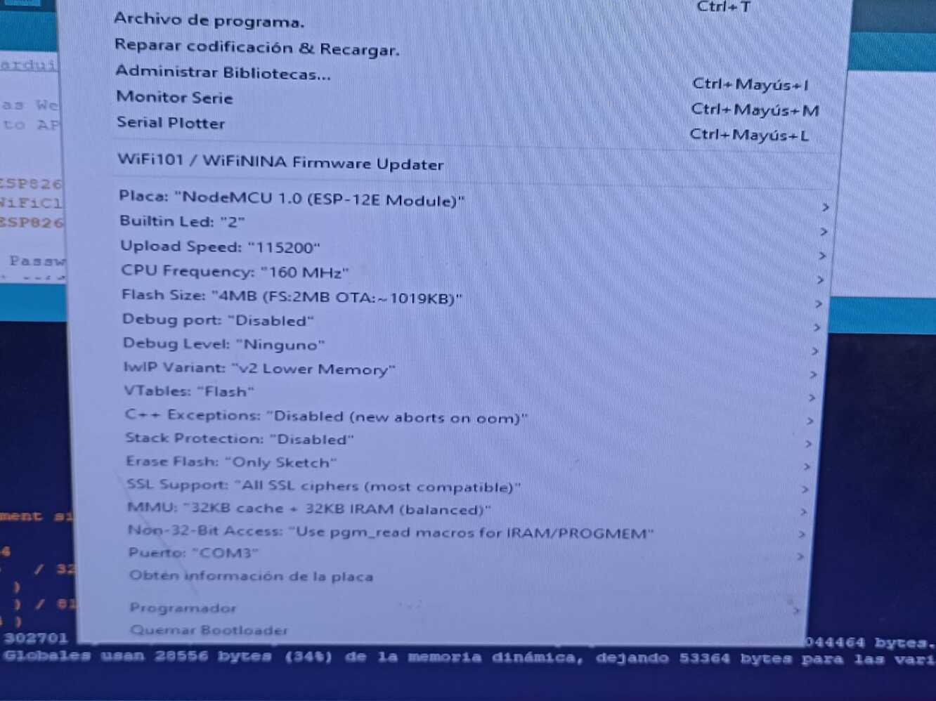 Error con el Modulo WIFI ESP8266 - Español - Arduino Forum