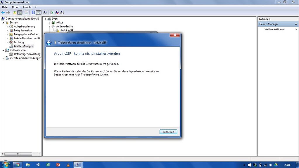 Arduino Isp Driver Interfacing W Software On The Computer Arduino 3454