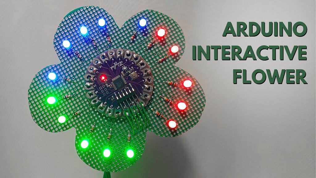 Arduino Interactive Flower - Showcase - Arduino Forum
