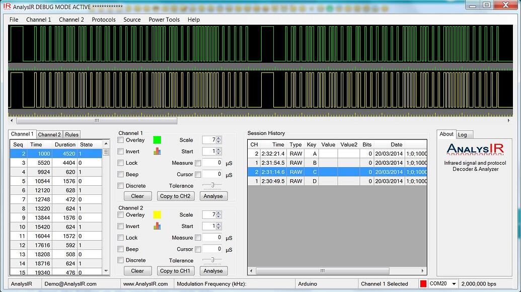 Ariston AC - problem with IR - Programming - Arduino Forum