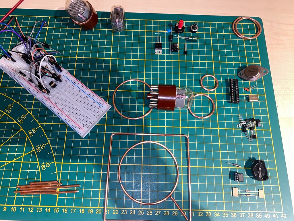 In 1 Nixie Single Digit Calendar Project Guidance Arduino Forum