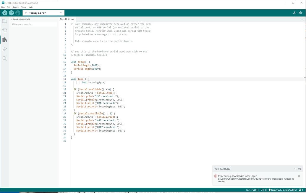Library Manager is empty - IDE 2.x - Arduino Forum