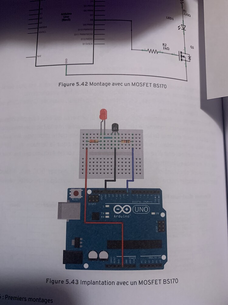 Mofset BS170 - inversion source et drain - Français - Arduino Forum
