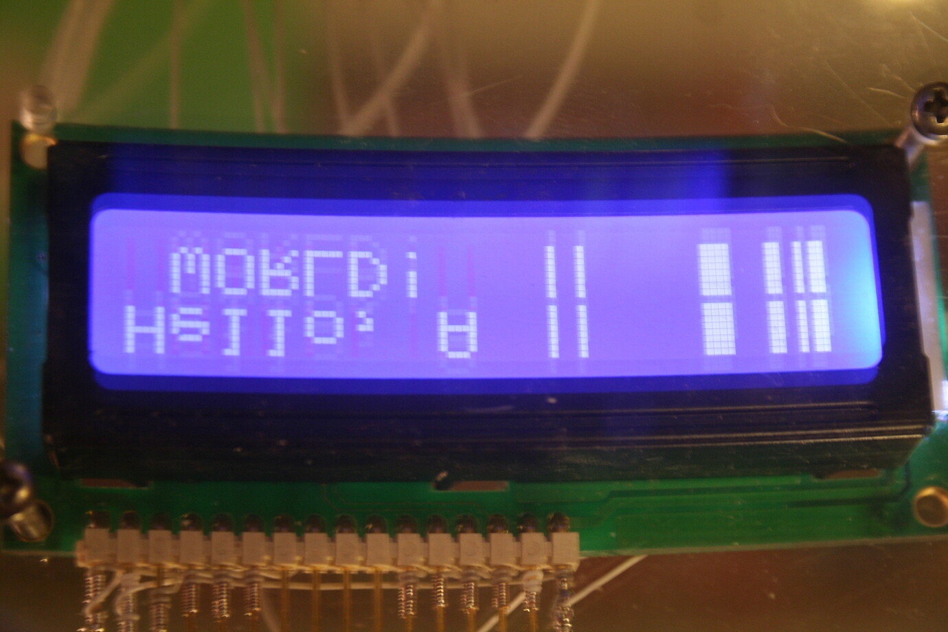 LCD half display OK half matrix - old Hitachi controller. - Displays ...