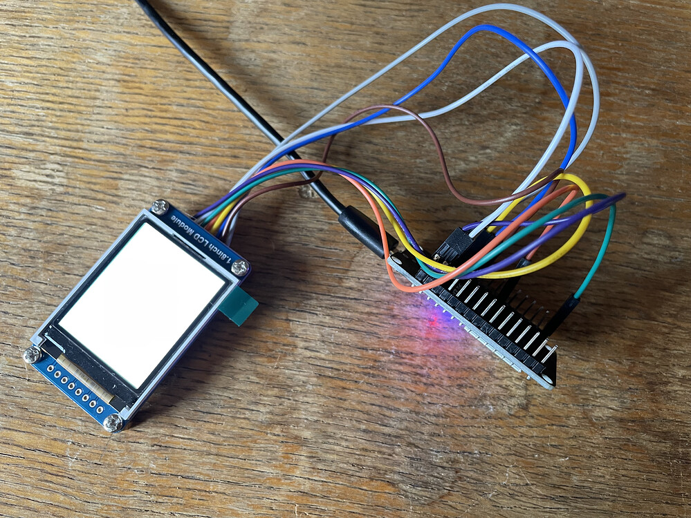 Esp32 with LCD (ST7735s) - TFT_ESPi library doesn't work - Displays - Arduino Forum