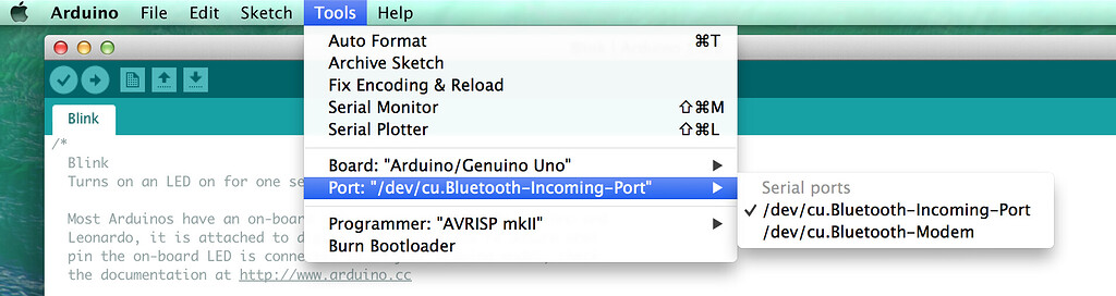 No Serial Port with ""/dev/tty.usbmodem"" - IDE 1.x - Arduino Forum