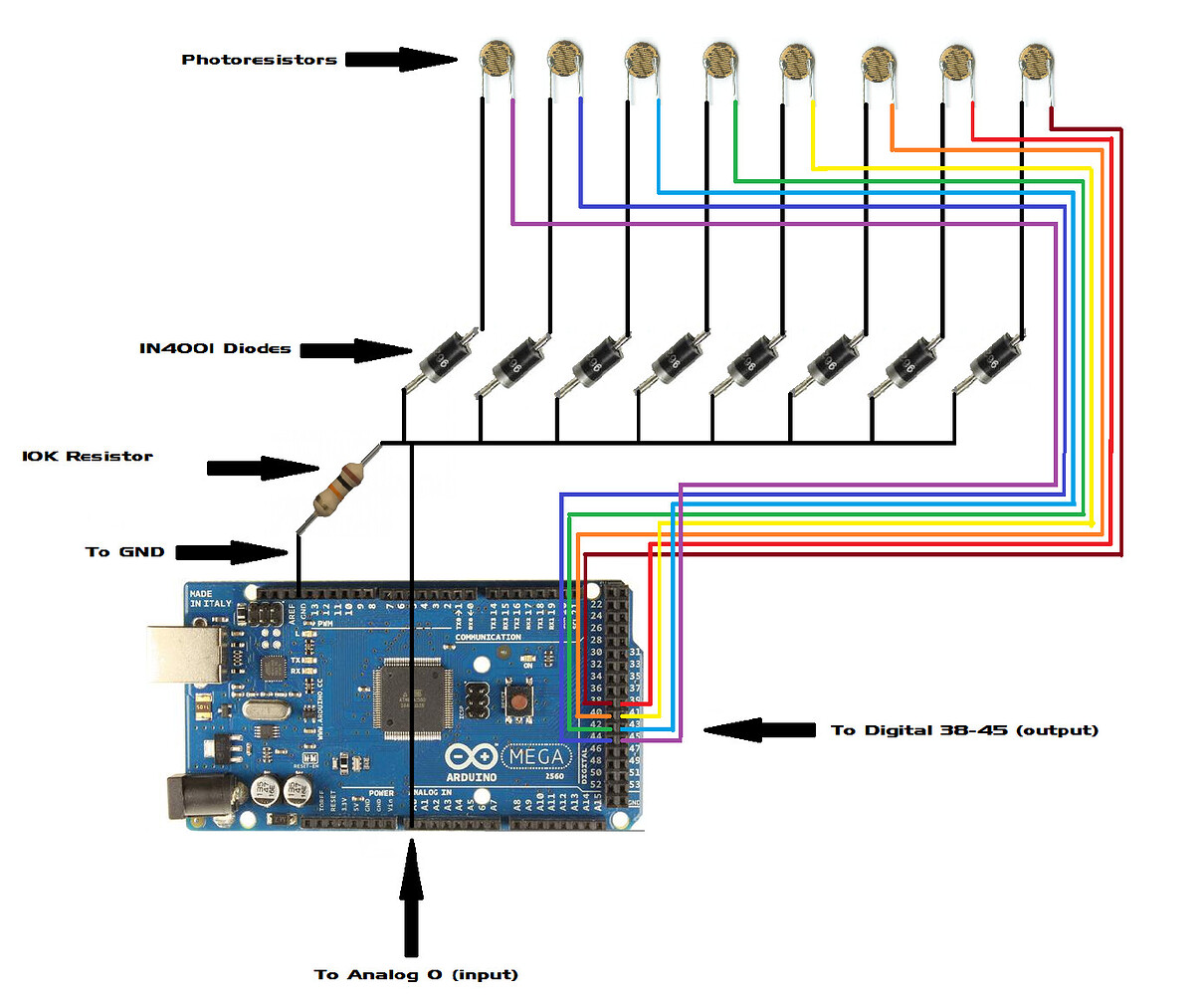 Multiple photoresistors, single analog input. Will it work? - Project ...
