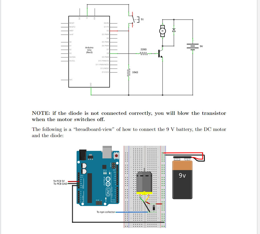 HELP Needed with controlling DC Motor using Arduino - General Guidance ...