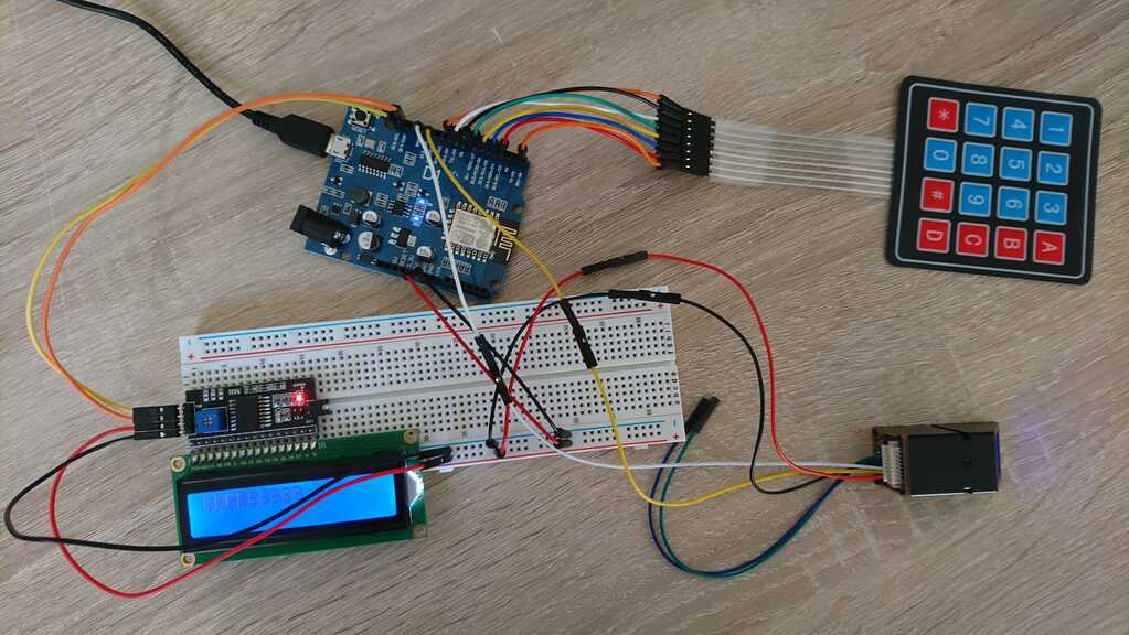 Wemos D1 - Keypad mit Fingerabdrucksensor kompatibel machen - Deutsch - Arduino Forum