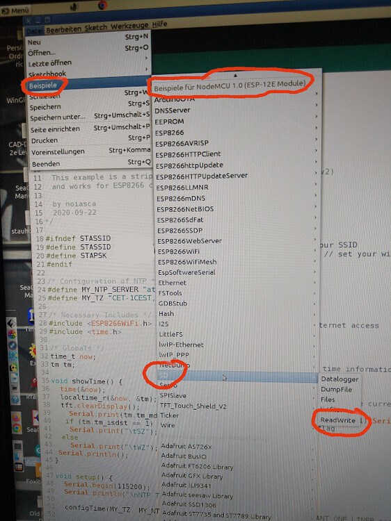 NodeMCU and SD-card - 3rd Party Boards - Arduino Forum