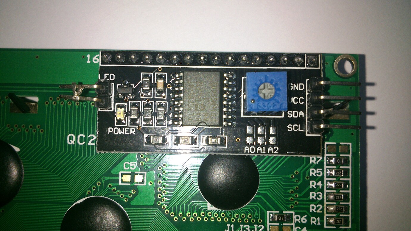 PROBLEMA I2C LCD 20x4 - Software - Arduino Forum