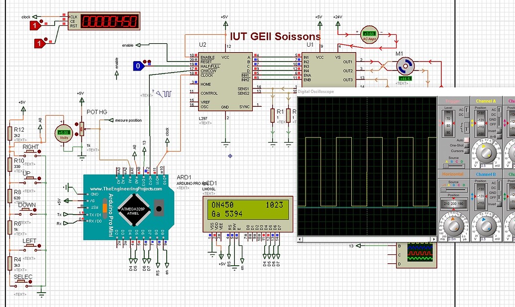 Tuto Step motor pas à pas routine interruption frequence - Tutoriels et ...