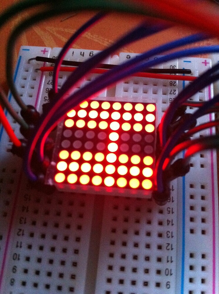 Two 4051's to drive 8x8 LED matrix - interference - LEDs and ...