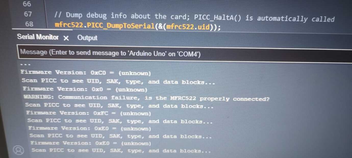 Why Is My Rfid Rc522 Module Not Working Sensors Arduino Forum