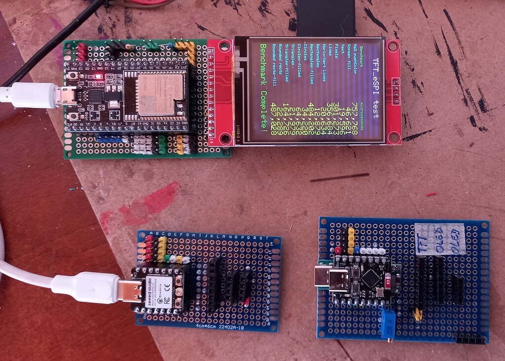 TFT_eSPI library works on ESP32 WROOM Dev board but not on other boards like ESP32 C3 Supermini ...