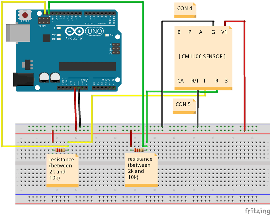 How to make (CM1106) CO2 Sensor work? - General Electronics - Arduino Forum