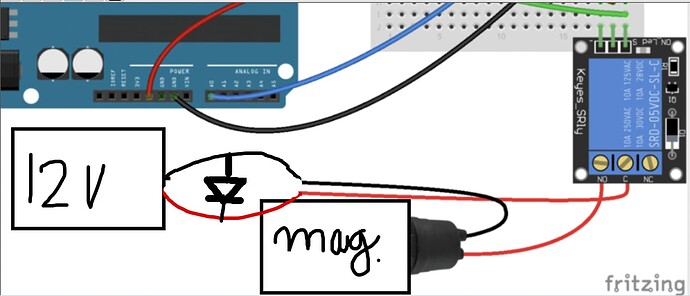 Electromagnet with relay reset arduino - General Guidance - Arduino Forum