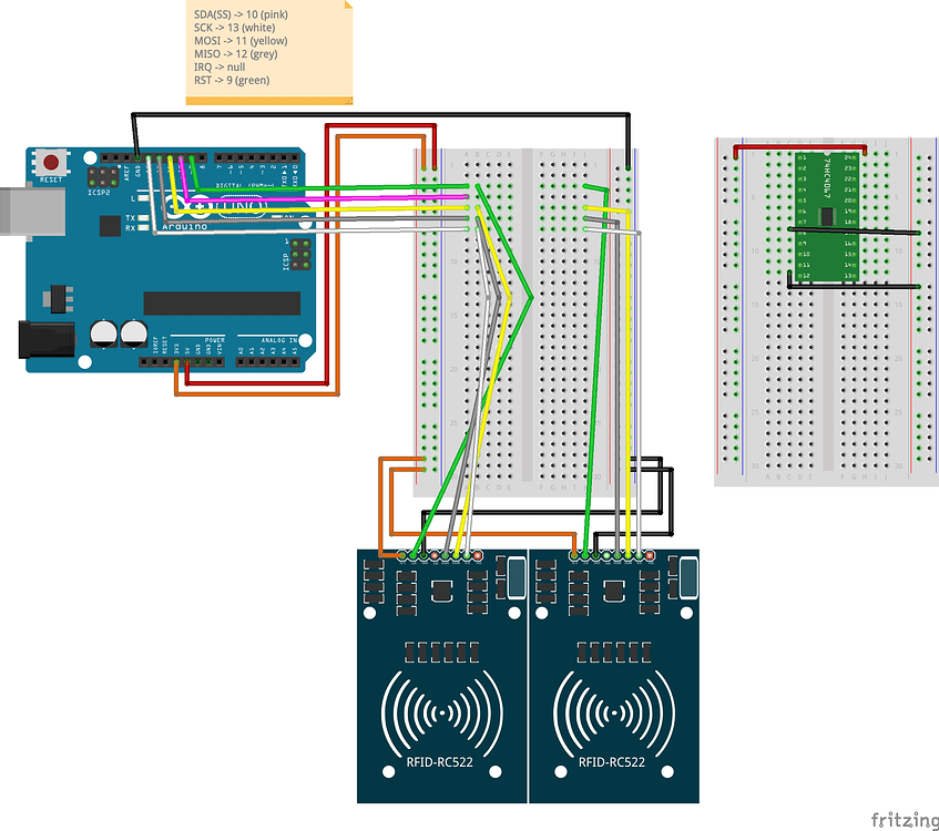 Uno + 74hc4067 + Multiple RFID RC522 - Español - Arduino Forum
