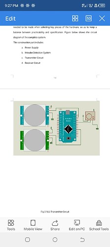 In a circuit with Arduino uno,we have a 433Mhz Transmitter, pir sensor ...