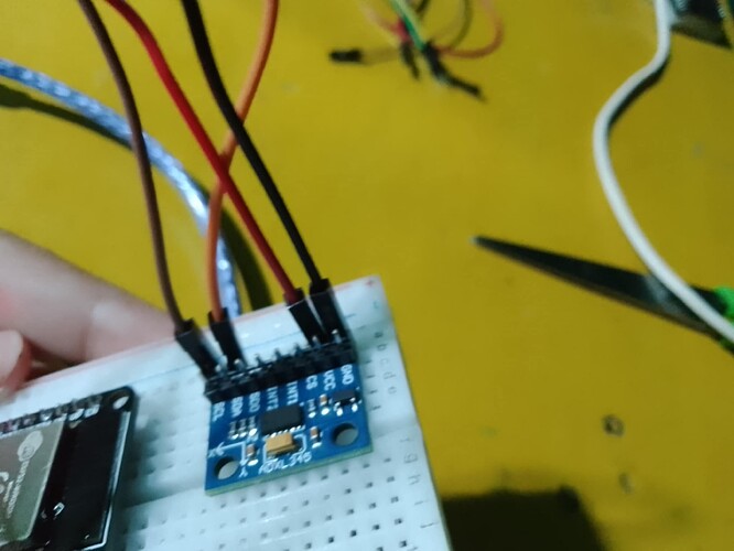 ADXL345 not connected, using ESP32 as microcontroller - General Guidance - Arduino Forum
