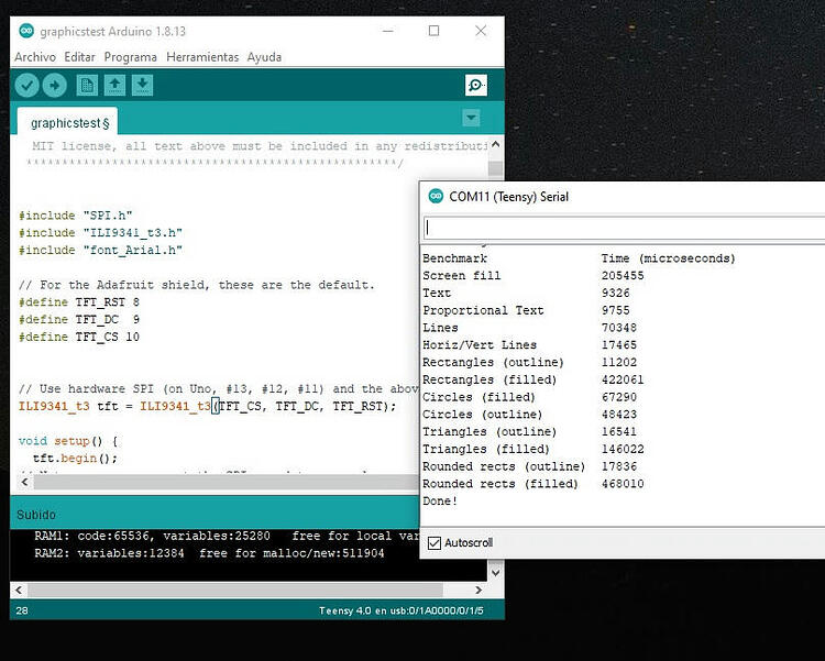 Ili9341 on arduino nano every with adafruit_lil9341 lib - Displays ...