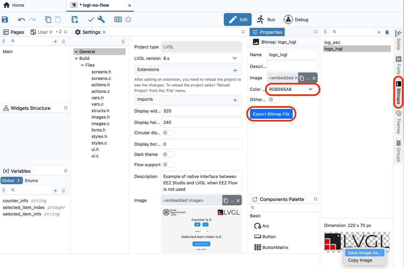 Eps32-2432s028 help EEZ Studio - Displays - Arduino Forum