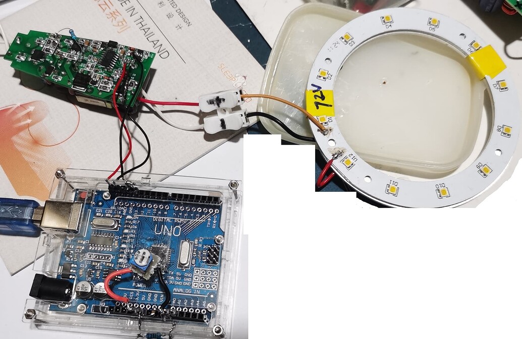 I2c Issue Arduino Uno To Dim The Iw3690 Via I2c According To Analog Voltage Input Programming