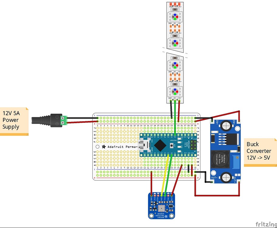 12V Buck conversion on Nano project - General Guidance - Arduino Forum