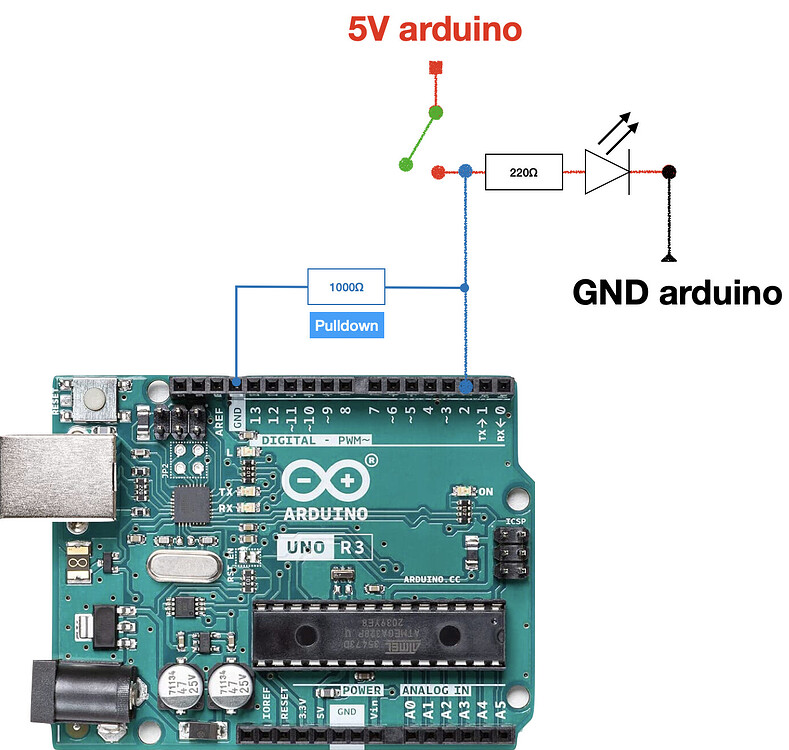 Avoir une information si une led s'allume - Français - Arduino Forum